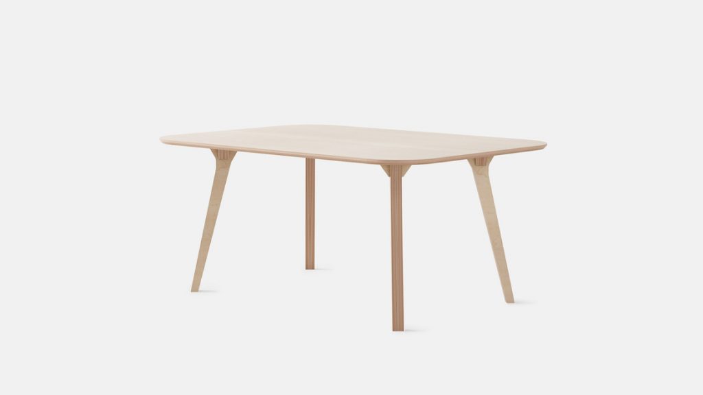 Une table de cantine qui a sa place dans votre salle de réunion.